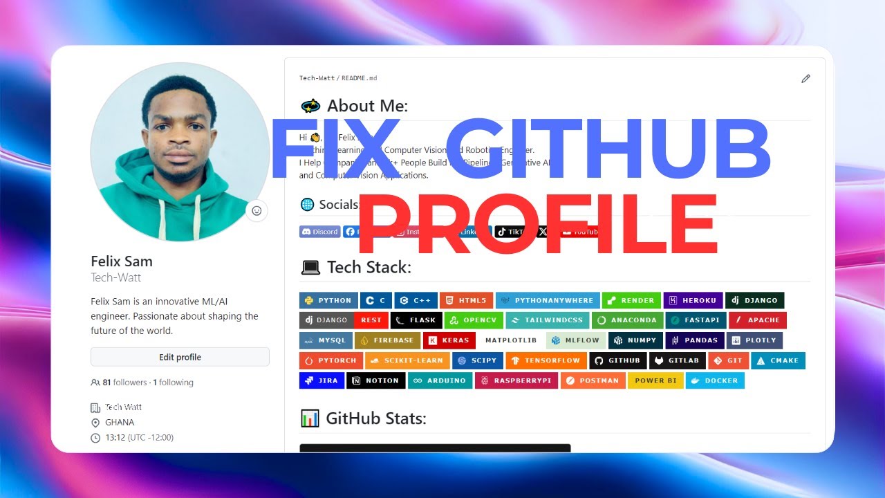 Transforme seu GitHub Profile em um Profile Professional - Viciados em Aprender