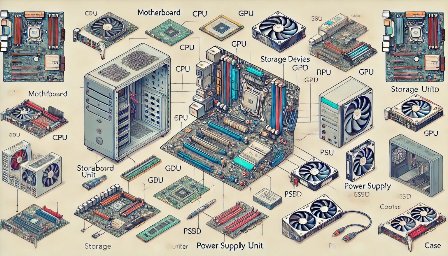 Peças Fundamentais de um Computador - Viciados em Aprender